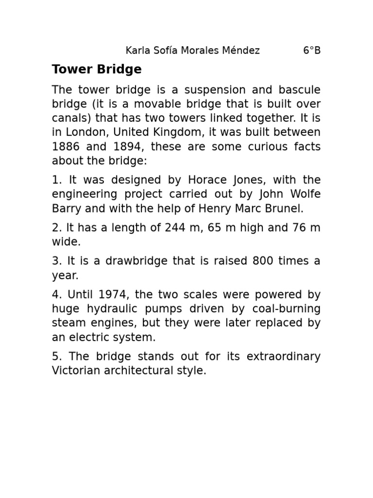 Tower Bridge | PDF