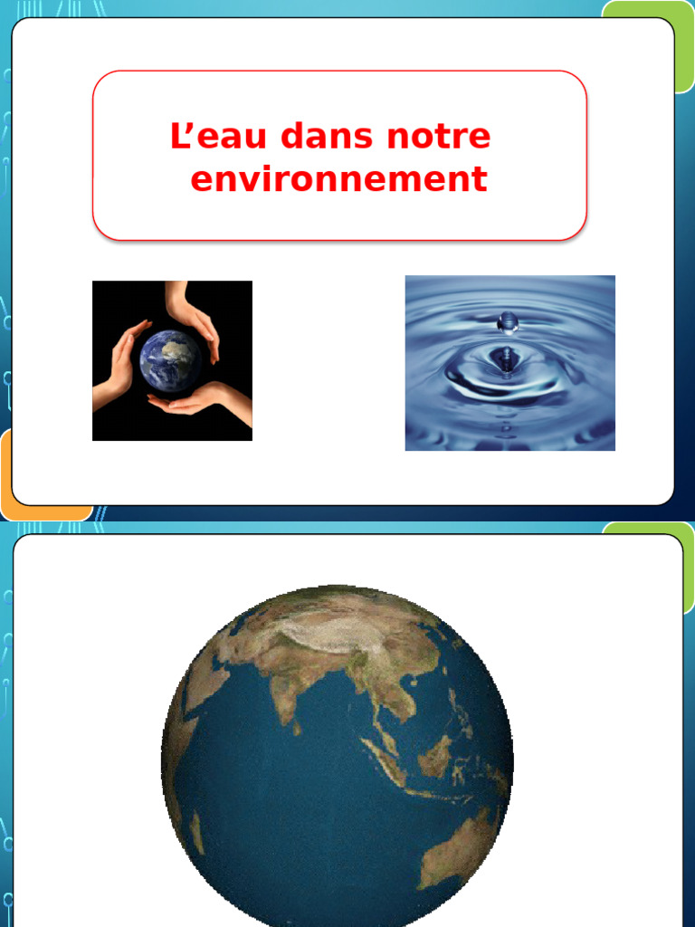 L'eau Dans Notre Environnement | PDF | Eau | Précipitation