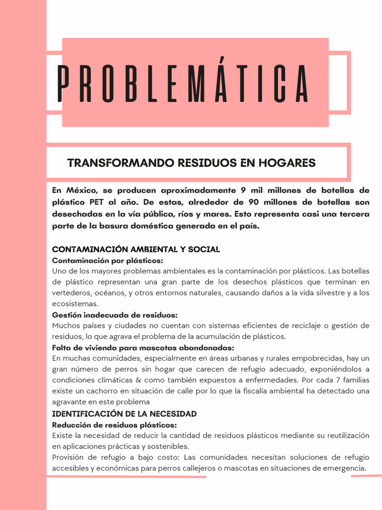 Problemática 1 | PDF | Residuos | Reciclaje
