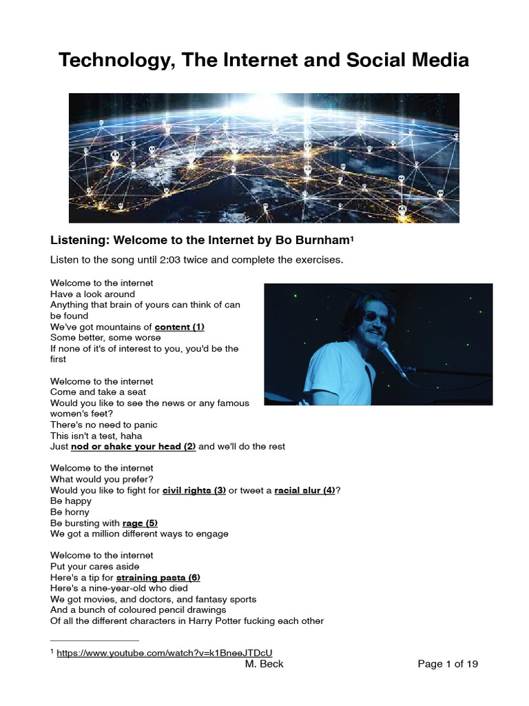 Unit 3 Technology, The Internet and Social Media | PDF | Plagiarism | Wikipedia