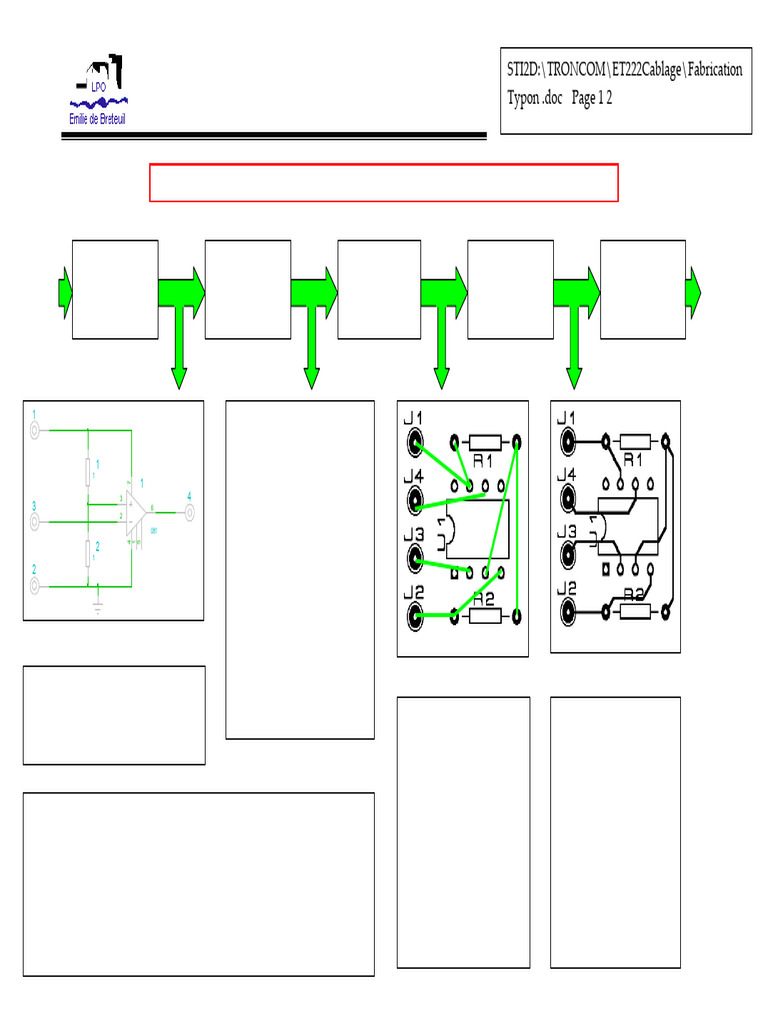 Conception d'un Typon Électronique | PDF | Électronique | Électricité