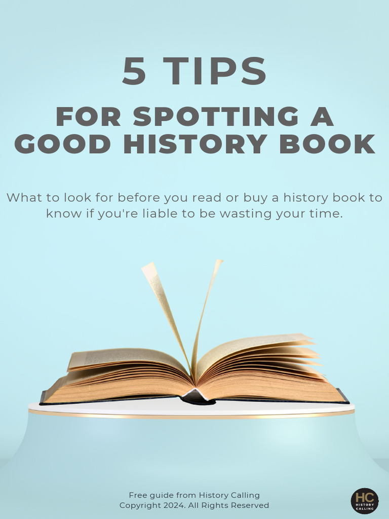 Freebie, 5 Tips For Spotting A Good History Book | PDF | Citation ...