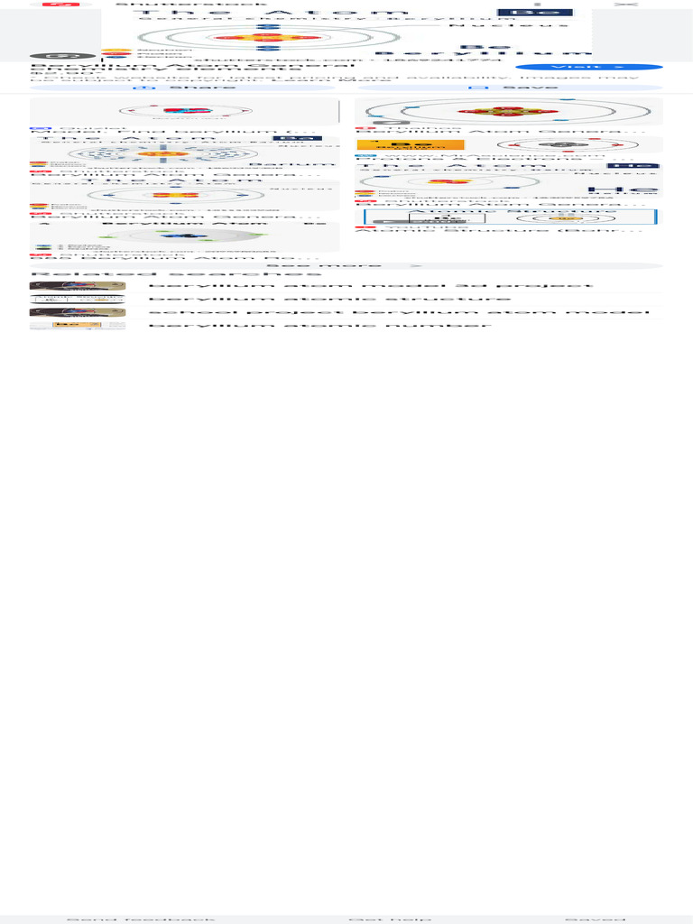 Valency Diagram of Beryllium - Google Search | PDF