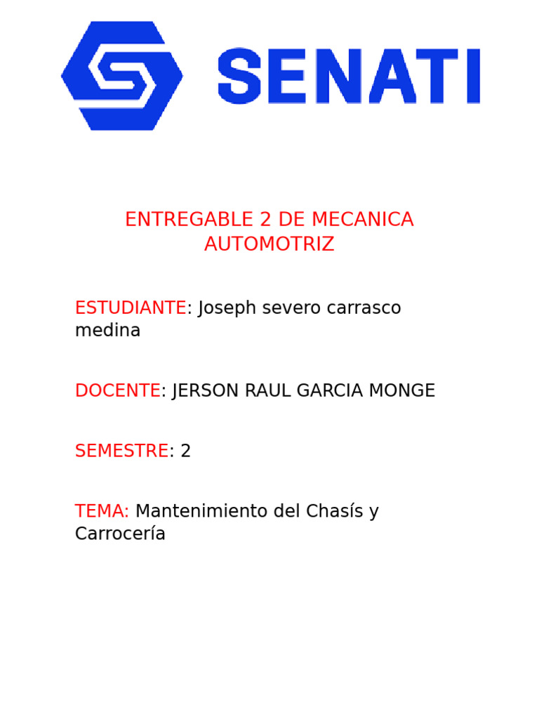 Entregable 2 de Mecanica Automotriz | PDF | Coche | Carros deportivos