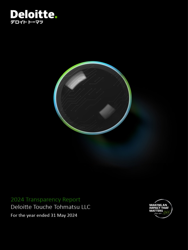 JP Audit Transparency Report 2024 | PDF | Audit | Internal Control