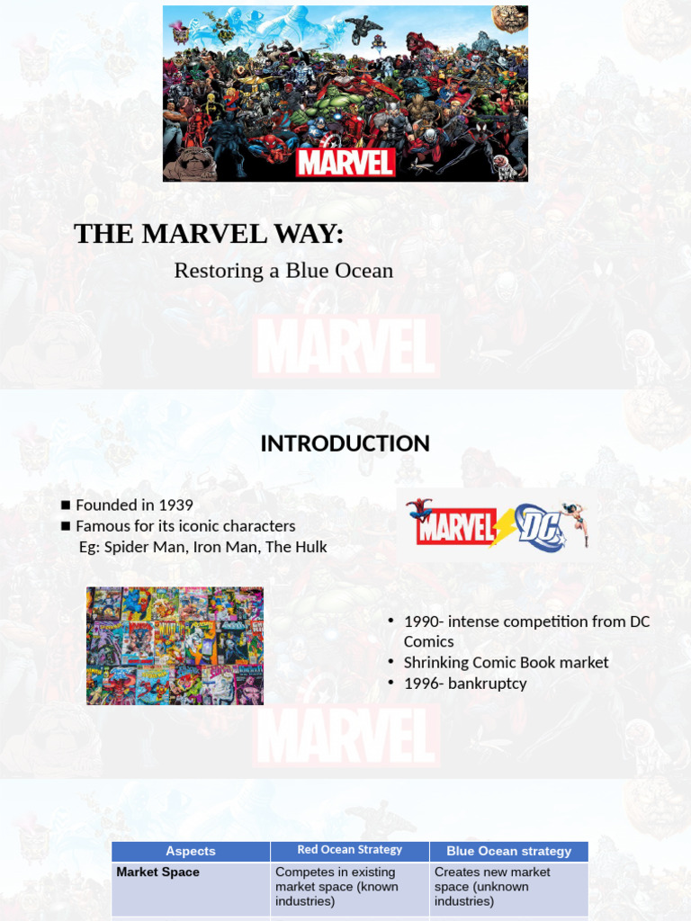 Marvel Case Study .PPTX Org | PDF | Marvel Comics