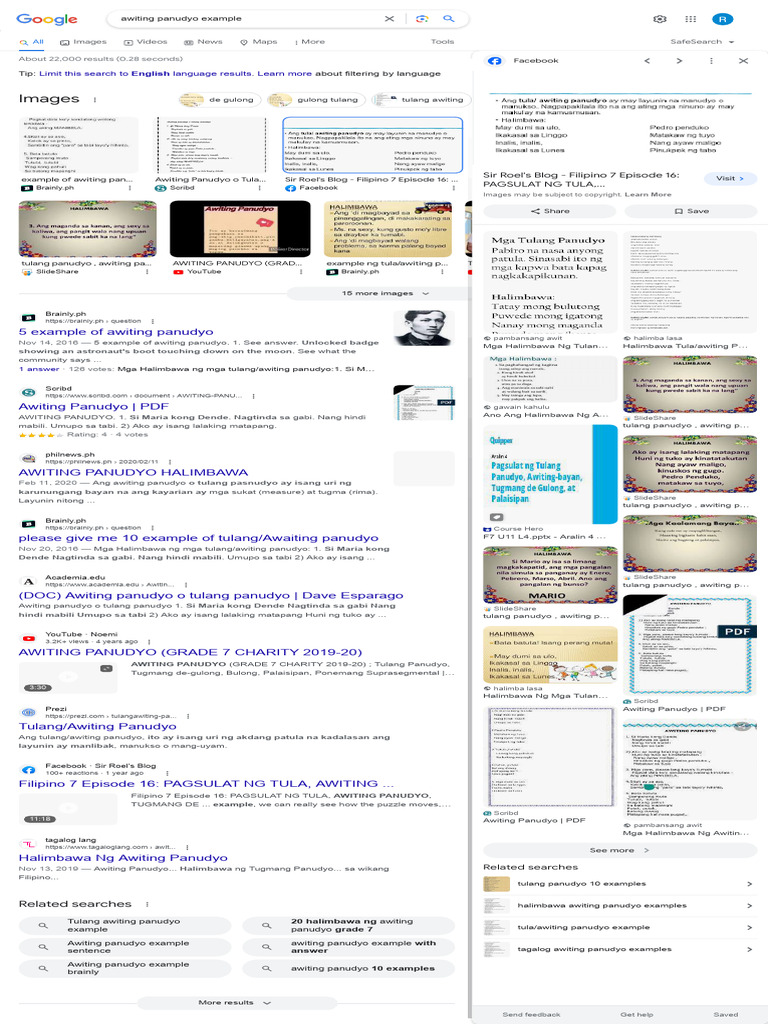 Awiting Panudyo Example - Google Search | PDF | Cultural Assimilation ...