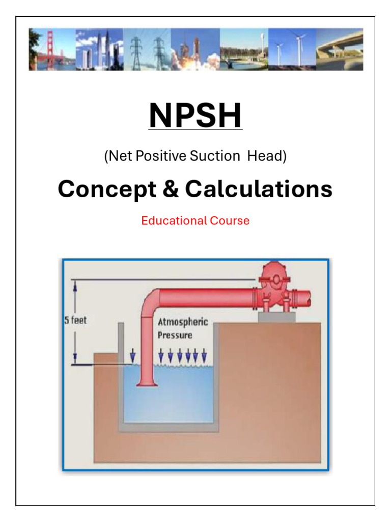 Net Positive Suction Head Concept & Calculations | PDF | Pressure | Pump