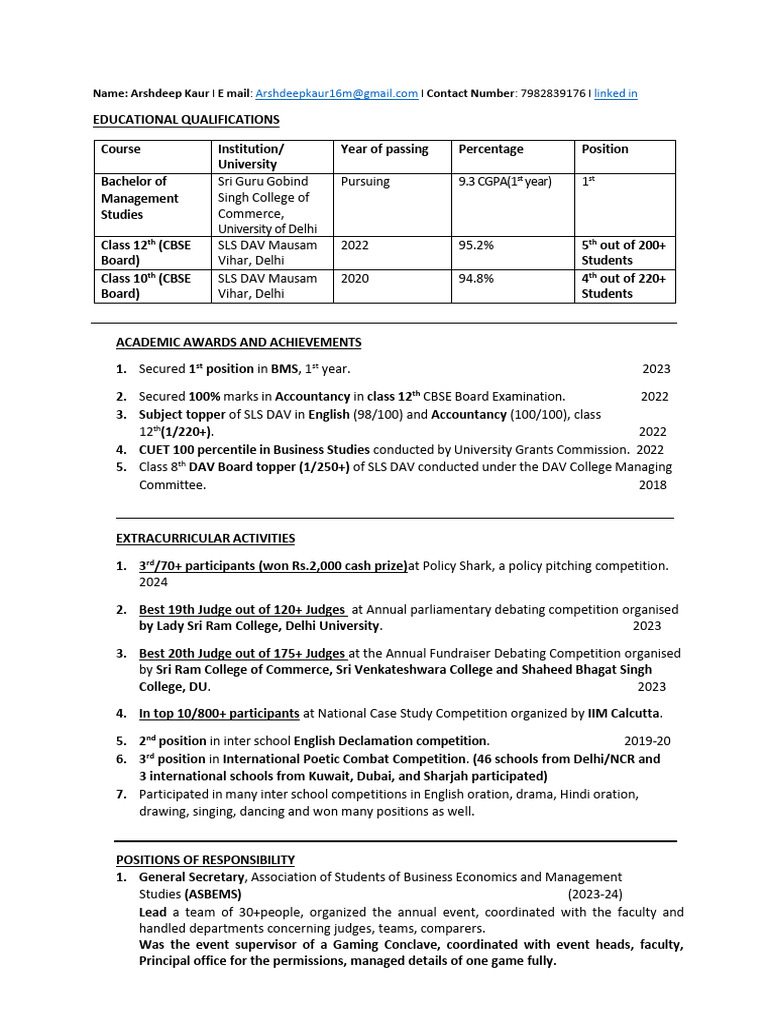 Arshdeep Kaur - 229042 (2) - Arshdeep Kaur 229042 | PDF | Business