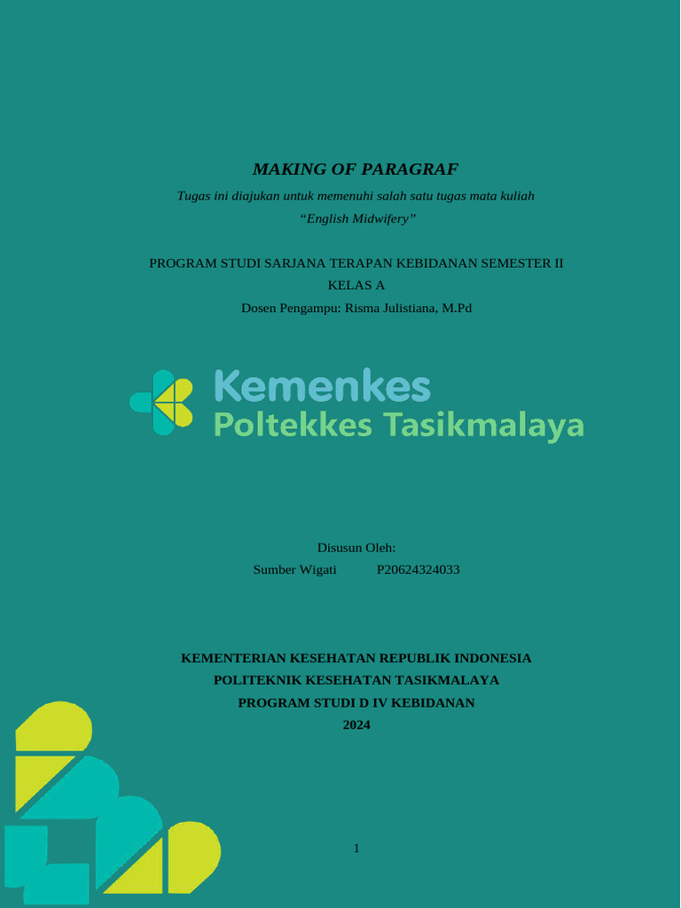 Midwifery English Assignment | PDF | Wellness