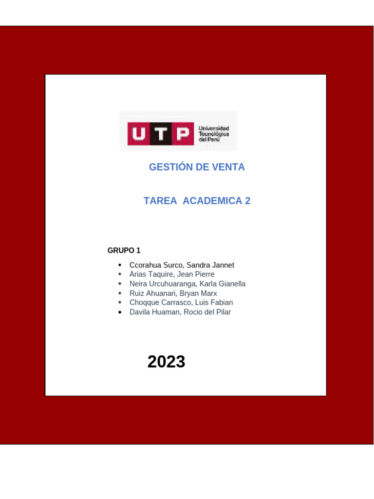 Ta 2 Grupo 1 Pdf Cupón