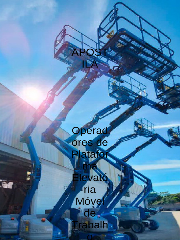 Apostila Plataforma Elevatoria Movel de Trabalho PEMT TREINAR | PDF