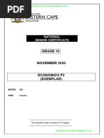 Cambridge IGCSE: 0455/12 Economics | PDF | Economic Equilibrium | Demand