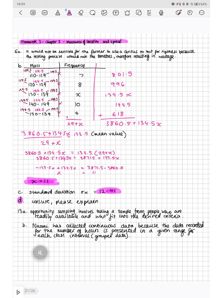 hw3 chapter 2 measures of location and spread | PDF