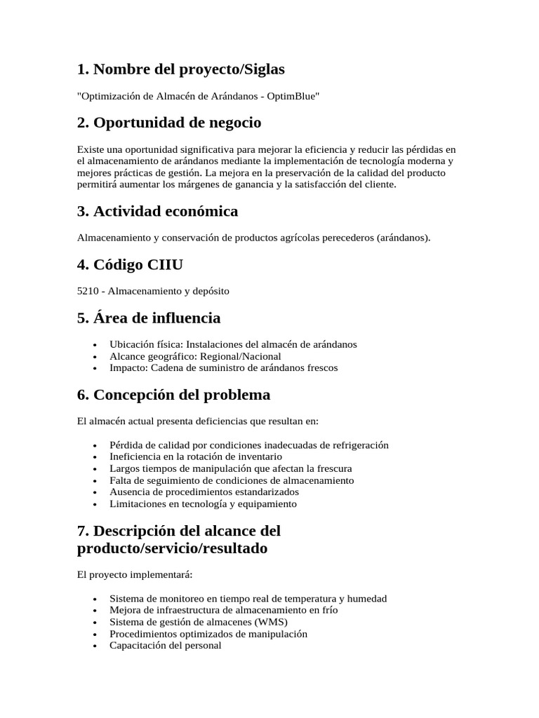 Borrador Proyecto | PDF | Cadena de suministro | Logística
