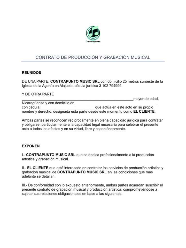 Contrato P:mario 1 | PDF | Kit de batería