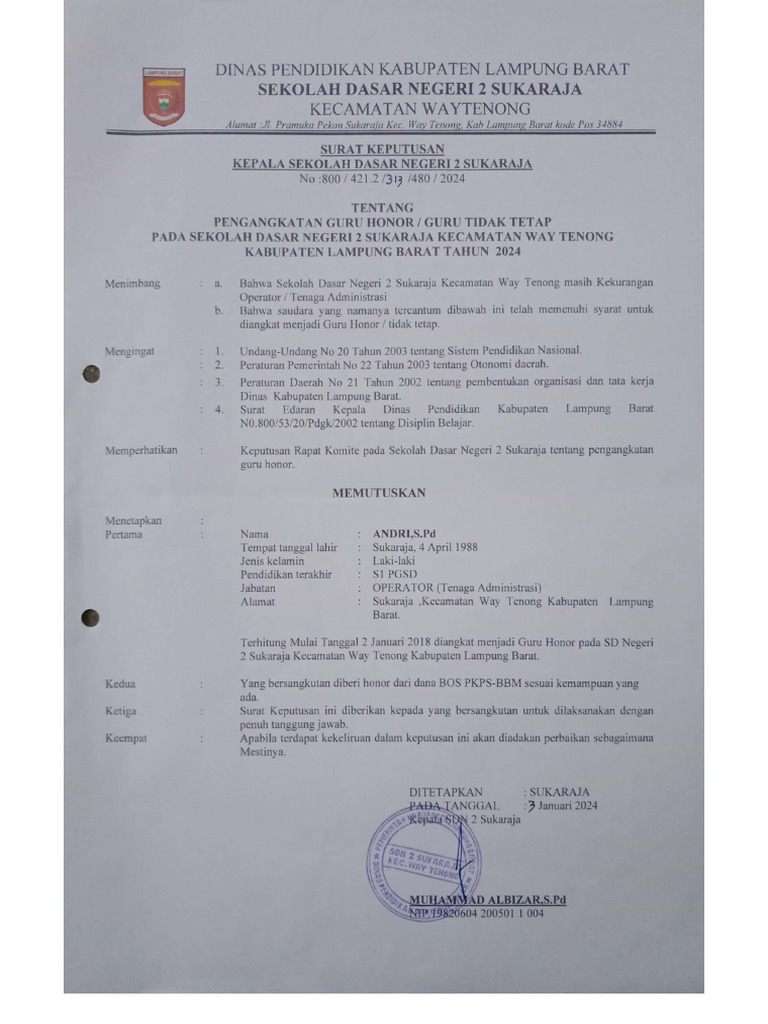 SK Andri 2024 fix | PDF