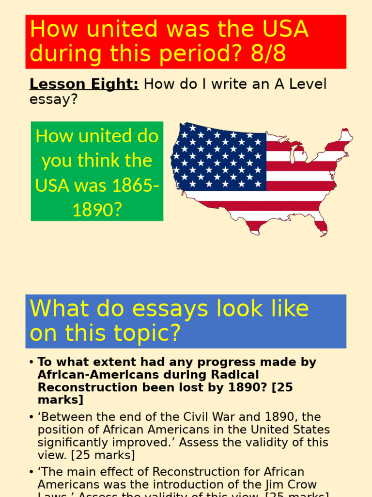 08_How_to_write_an_essay | PDF | Essays | Reconstruction Era
