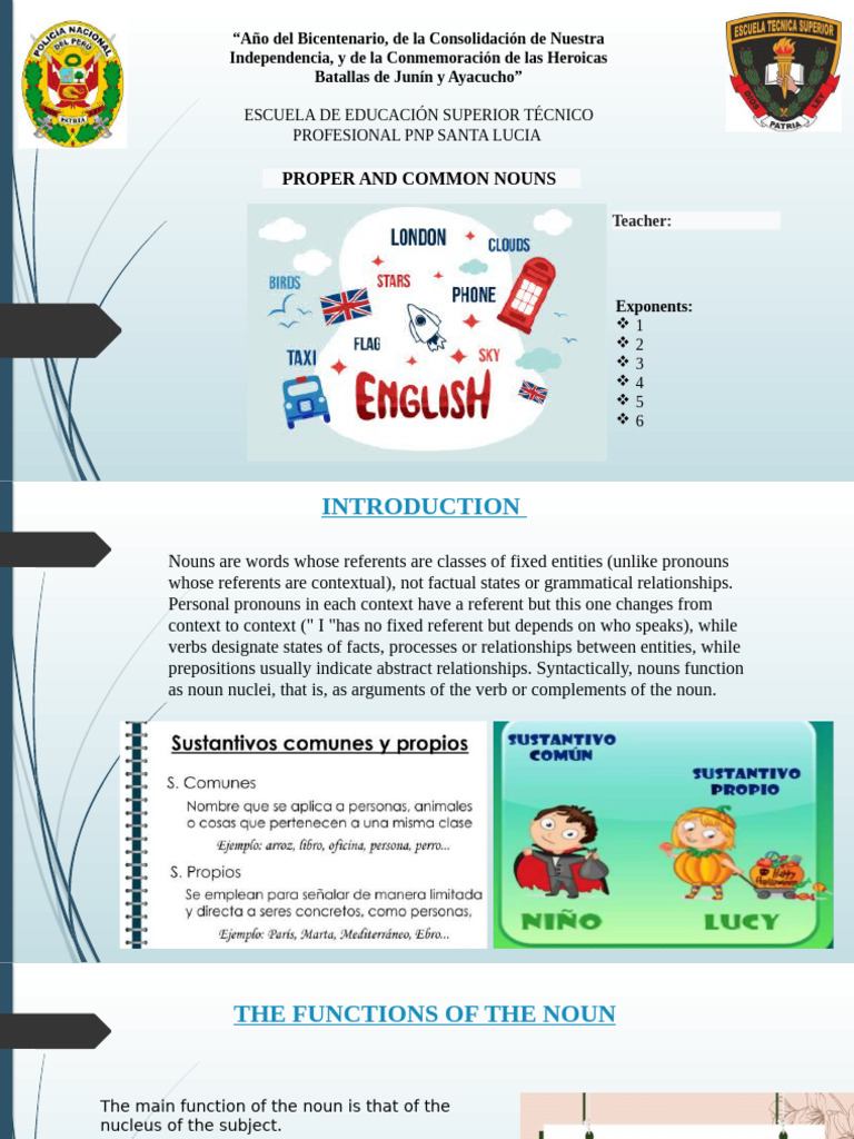 Proper and Common Nouns Explained | PDF | Noun | Grammatical Gender