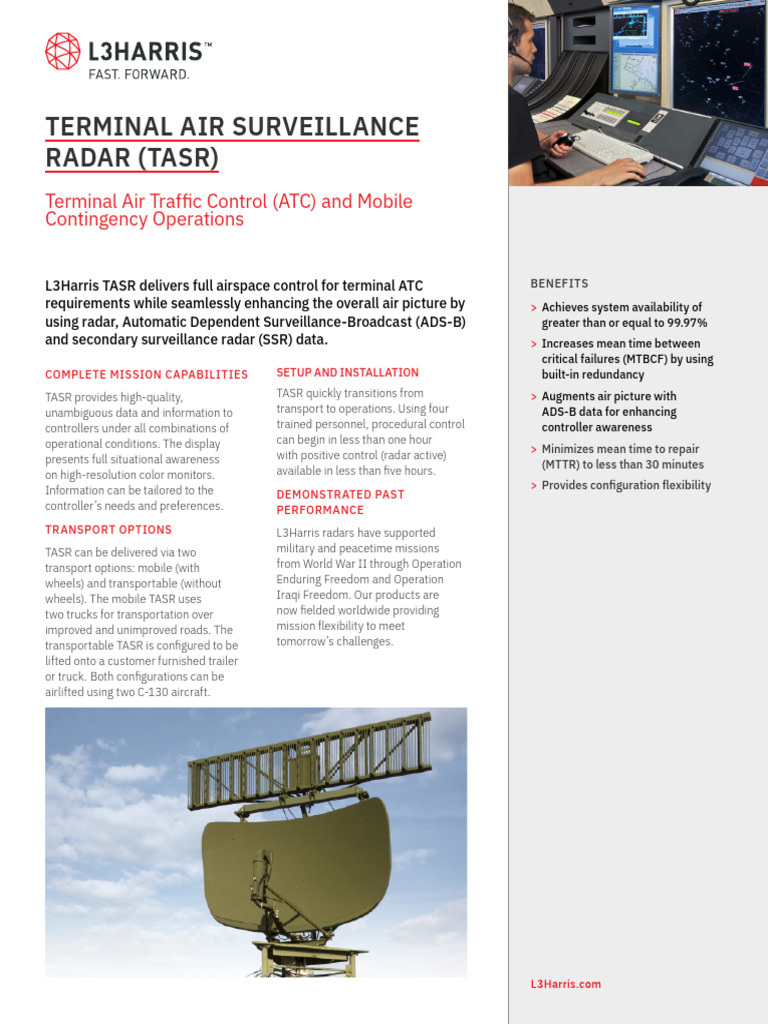 L3Harris TASR: Advanced Terminal Radar | PDF | Aviation