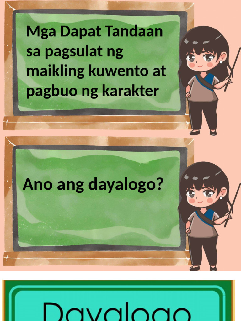 Mga Dapat Tandaan Sa Pagsulat NG Maikling Kuwento | PDF