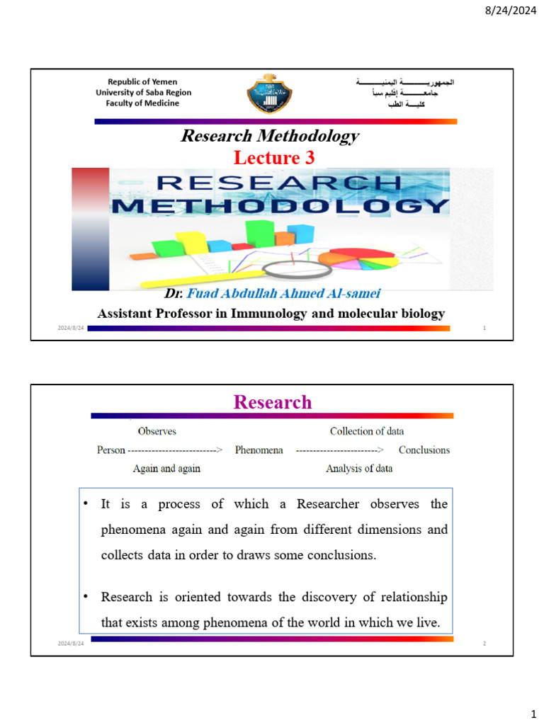Research Methodology 3 (1) | PDF | Methodology | Scientific Method