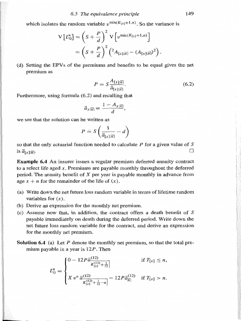 Text2 169 | PDF | Applied Mathematics | Insurance