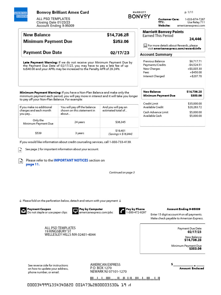 Amex US | PDF | Credit Card | Cheque