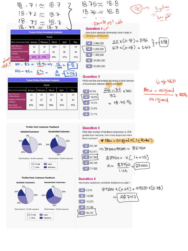 Numerical Reasoning Test Different Form | PDF