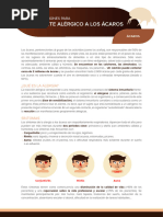 Ácaros del polvo: Dermatophagoides y Euroglyphus | PDF | Alergia