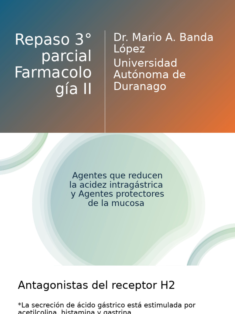 Repaso 3° Parcial Farmacología II | PDF | Penicilina | Antibióticos