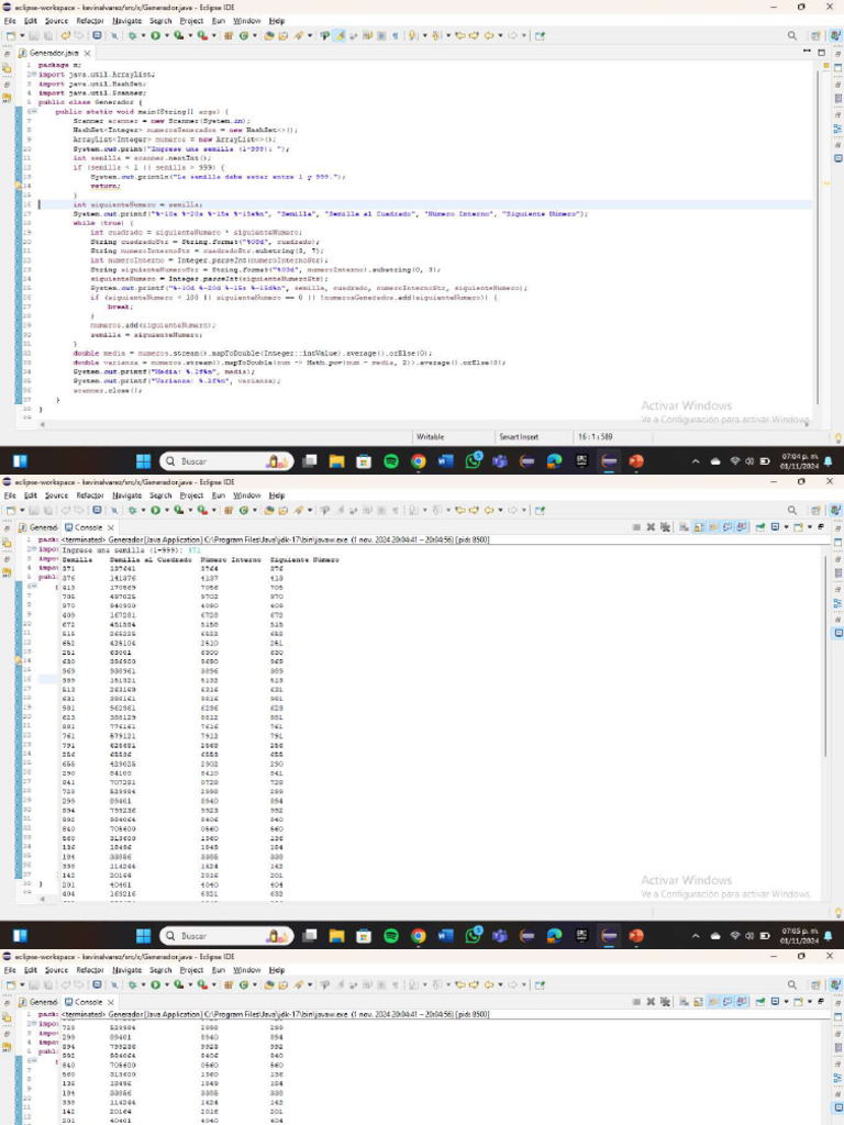 Generador de numero | PDF