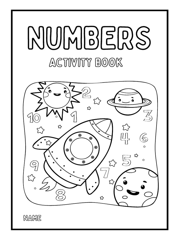 Fun Number Tracing Activity Book | PDF