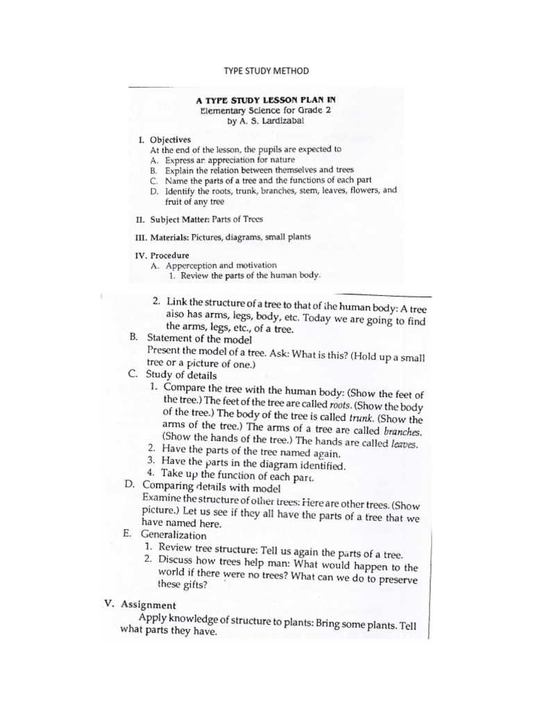 8 Type Study Method | PDF