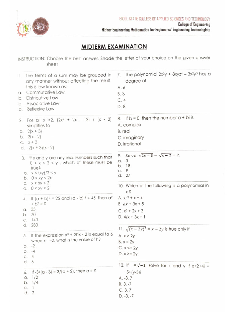 Midterms Hmet | PDF | Numerical Analysis | Mathematics