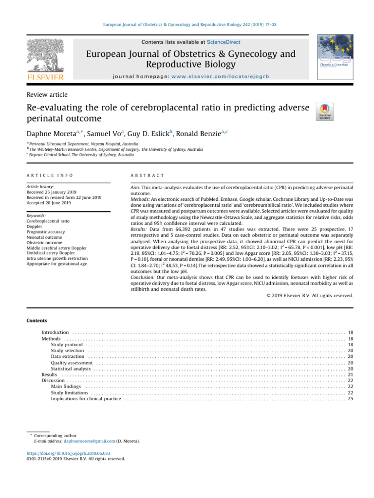 Moreta 2019 | PDF | Obstetrics | Medical Specialties