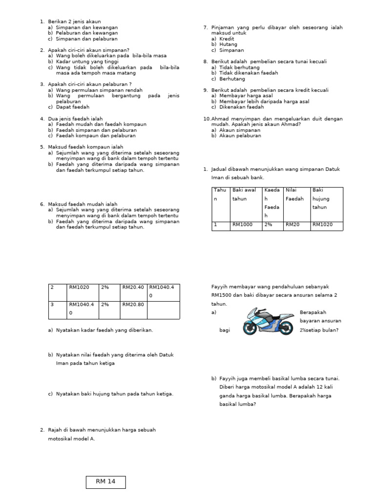 Berikan 2 Jenis Akaun | PDF