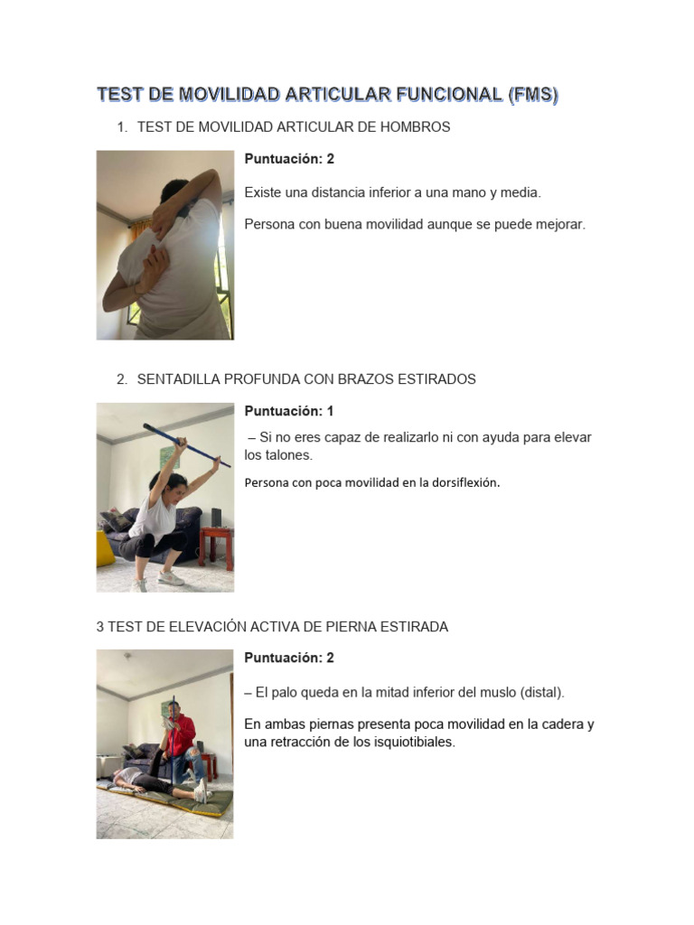 Test FMS | PDF