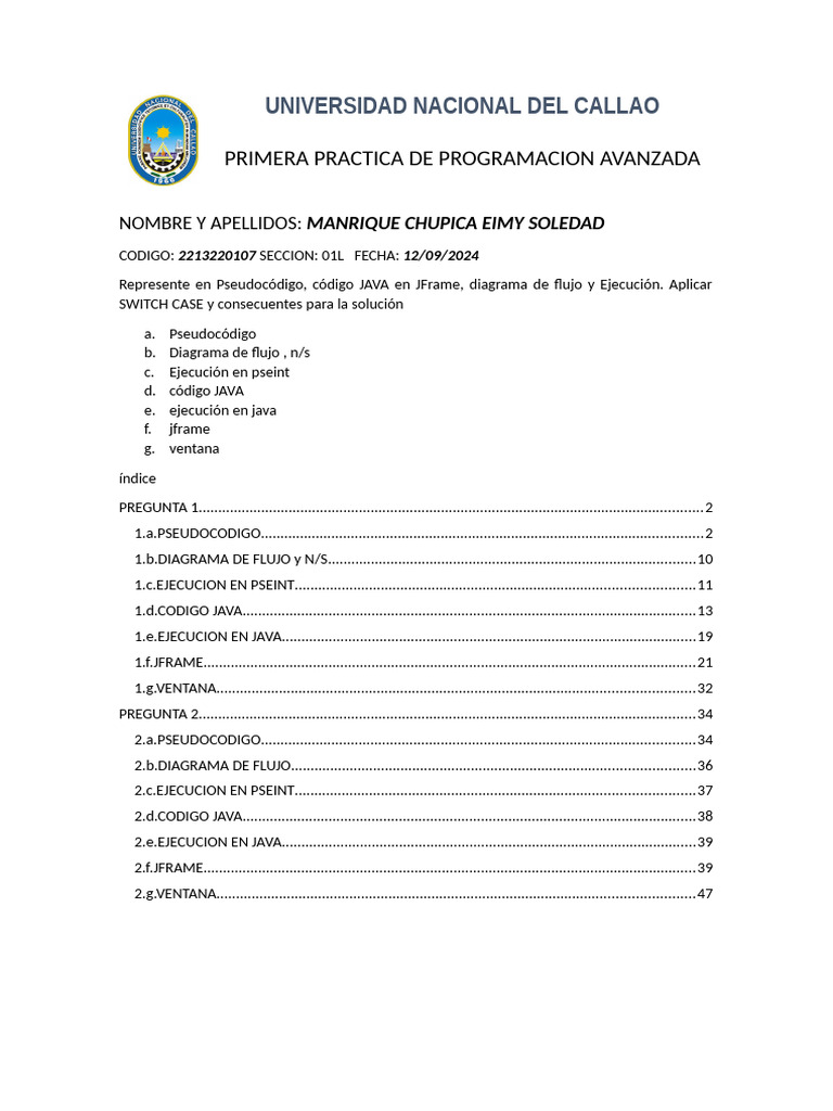 Telecomunicaciones PC1 | PDF | Java (lenguaje de programación ...