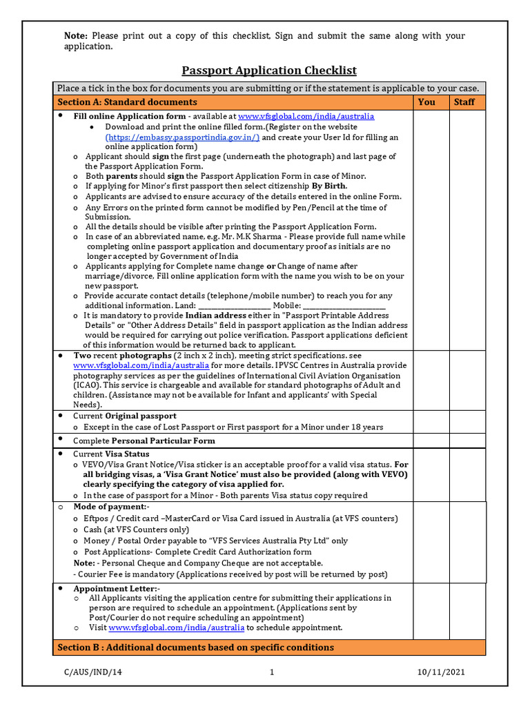 Passport Checklist Updated Nov | PDF | Notary Public | Passport