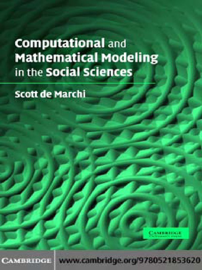 Computational and Mathematical Modeling in The Social Sciences | PDF ...