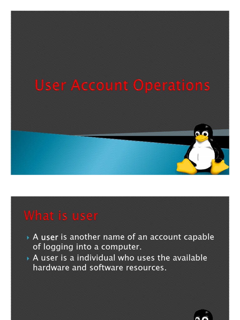 Manage User Account | PDF