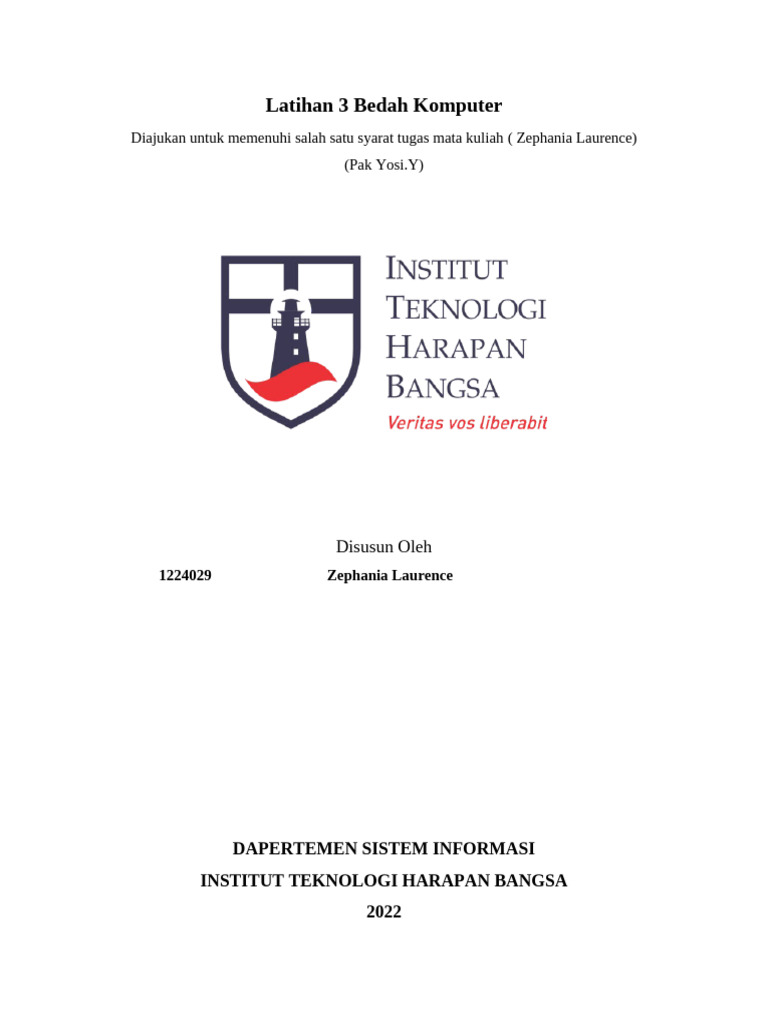 Cover Tugas Besar Bedah Komputer | PDF | Teknologi & Rekayasa