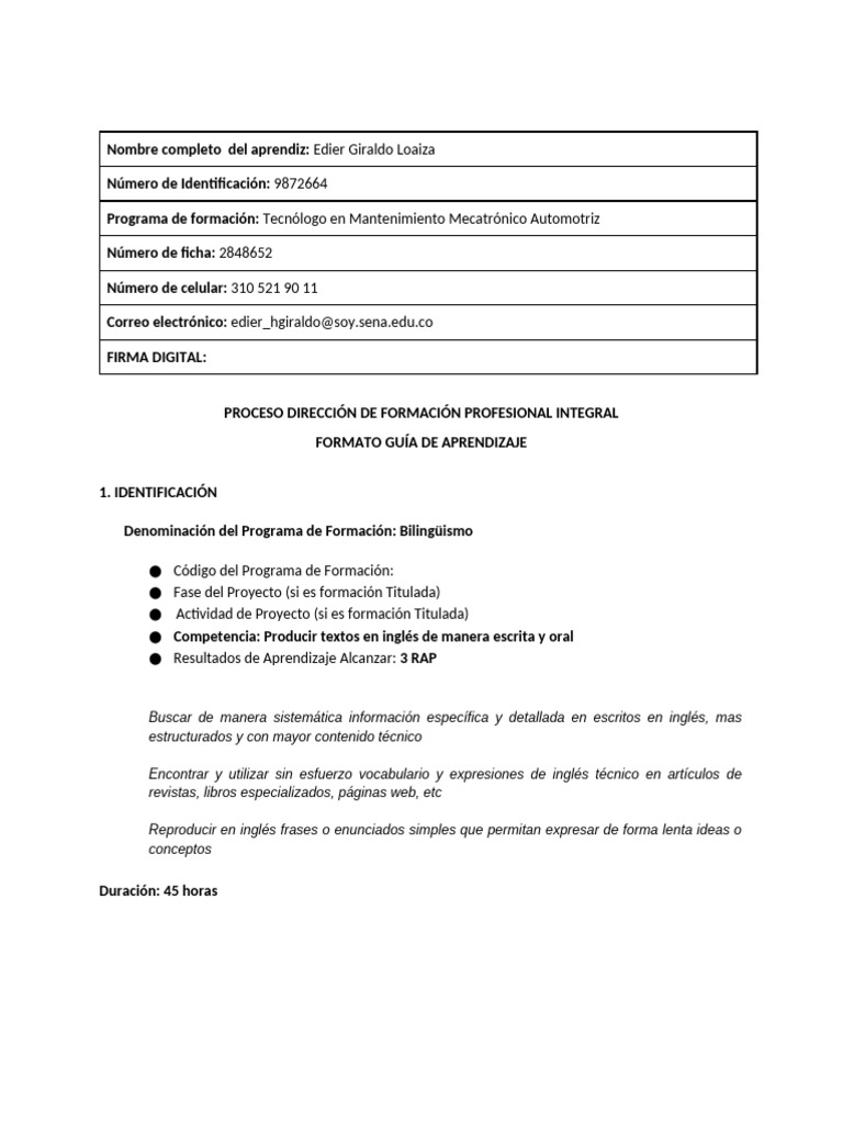 Reflection and Contextualization Activities | PDF | Aprendizaje | Multilingüismo