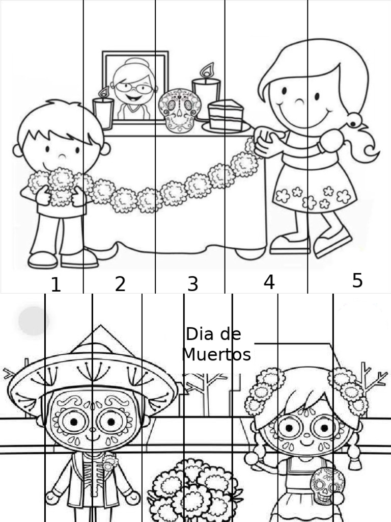 Rompecabezas Dia de Los Muertos | PDF