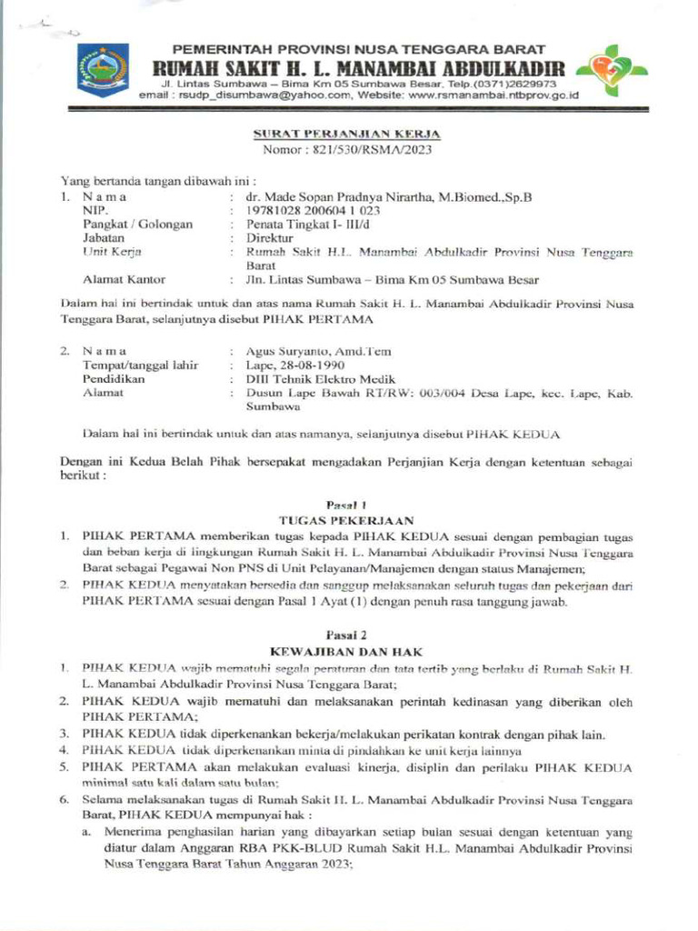 SK Agus Suryanto | PDF