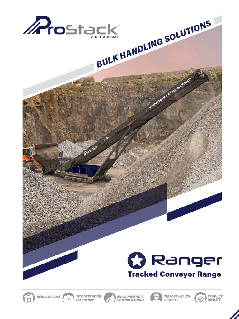 Prostack Ranger Tracked Conveyor Rang8 | PDF | Belt (Mechanical) | Engines