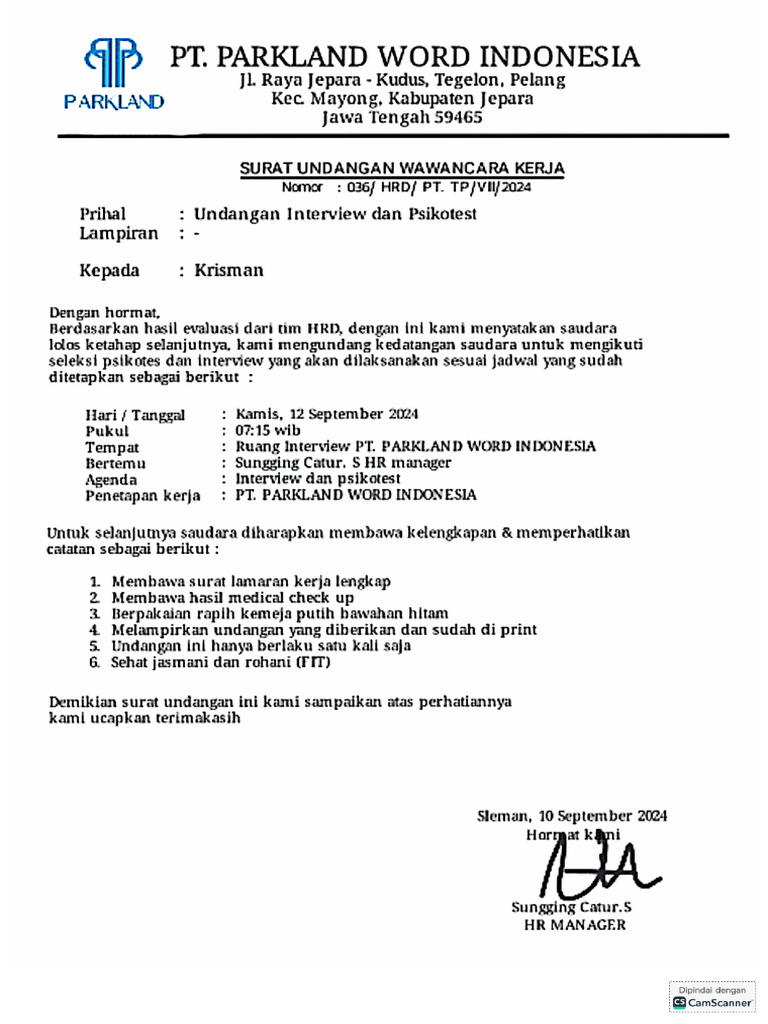 Wawancarakerja Krisman PWI | PDF