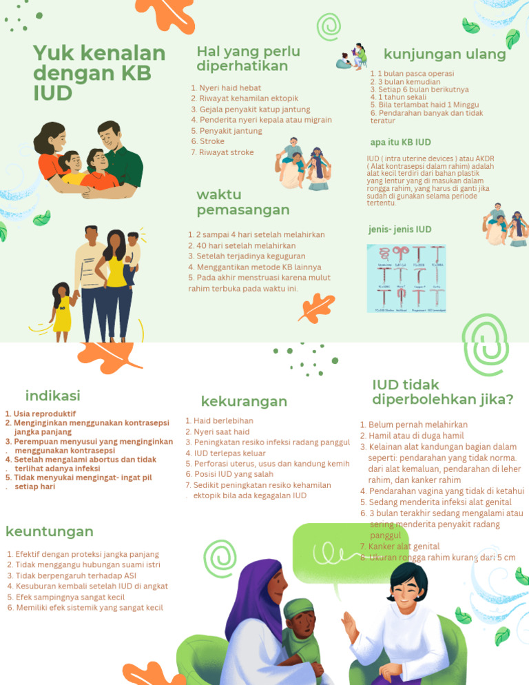 Leaflet Kontrasepsi IUD Nurmaya-024 | PDF