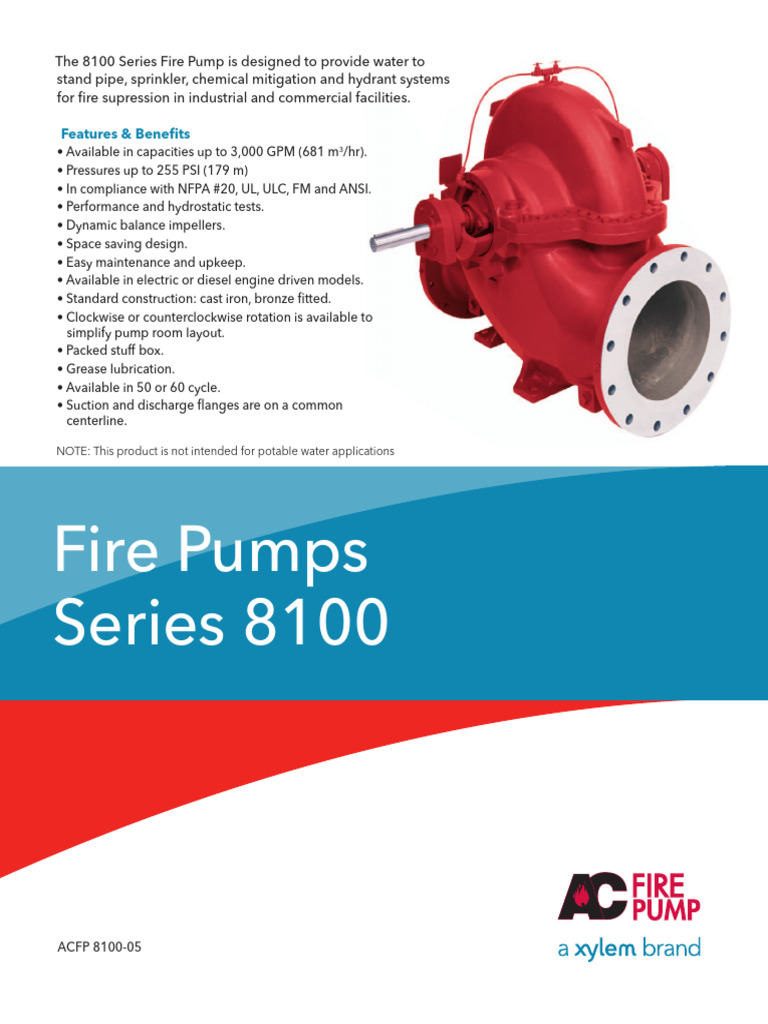 ULFM HSCED 750gpm@150m Brochure | PDF | Mechanical Engineering